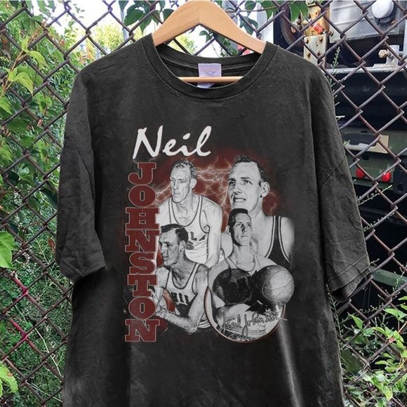 Gildan | Shirts | Vintage 9s Graphic Style Neil Johnston Tshirt Neil ...